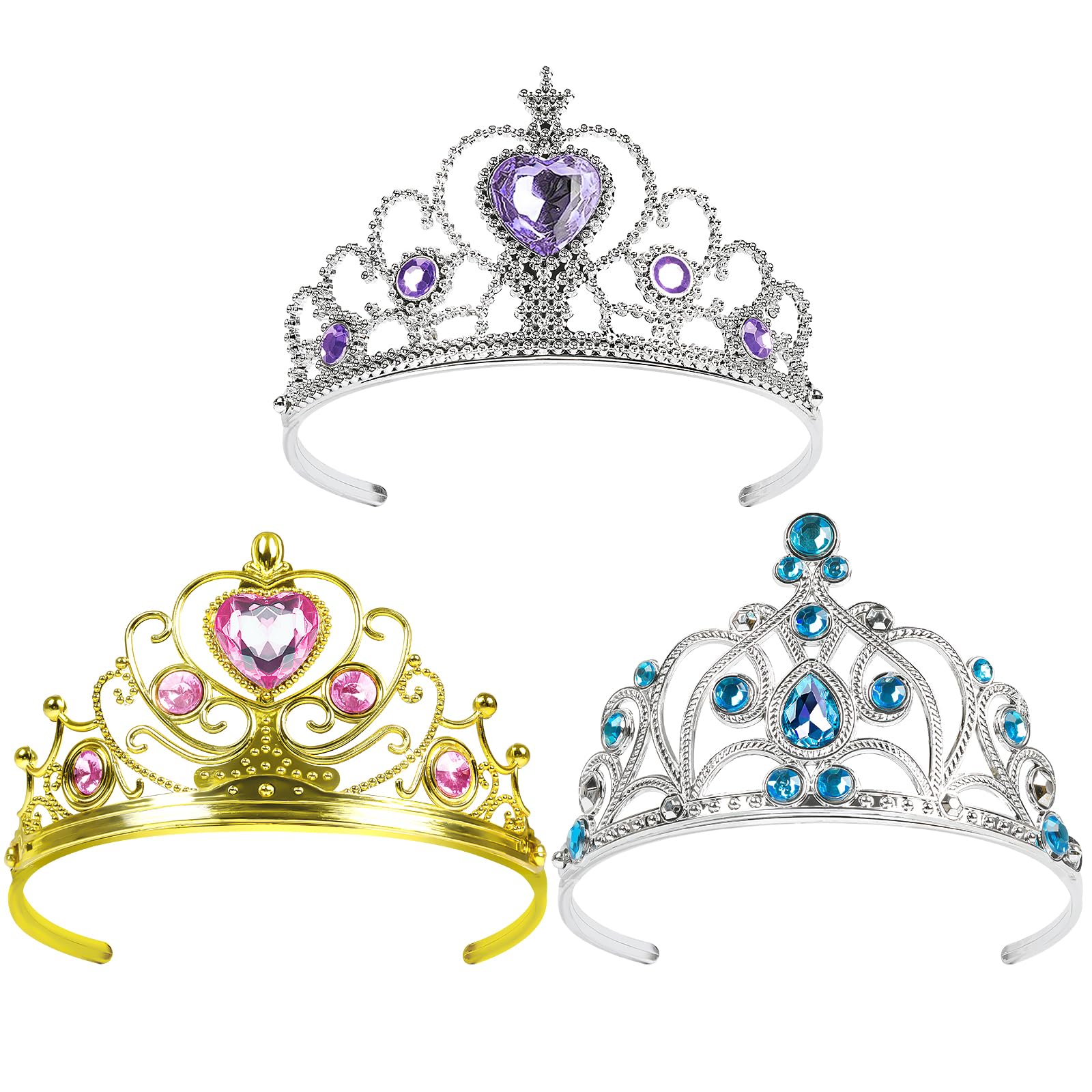 Princess Crowns Tiara for Little Girls, BIBUTY Toddler Girl Tiara Crown ...