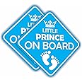 Amazon.com: (2 Pcs) Little Prince On Board Vinyl Decal Bumper Sticker ...