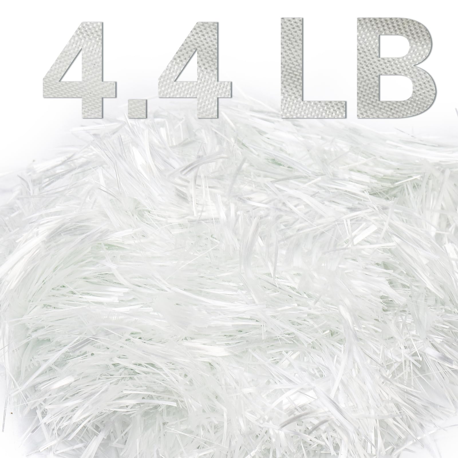 ZENFUN 4.4 Lb Fiberglass for Concrete Cement, 3/4"(19mm) Length ...