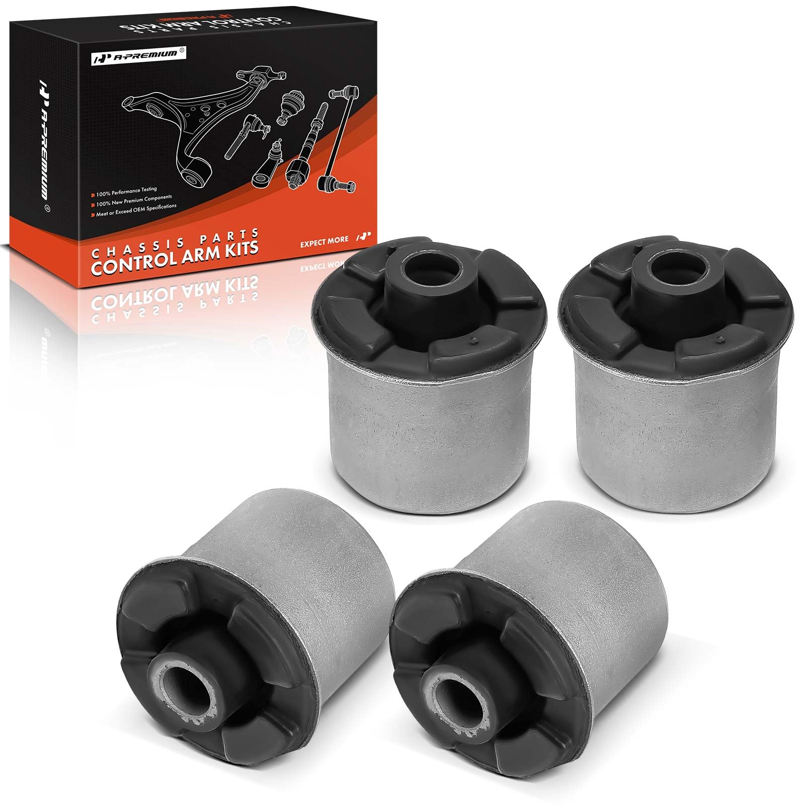 A-Premium 4 x Front Lower Control Arm Bushing Kit, Compatible with Jeep ...