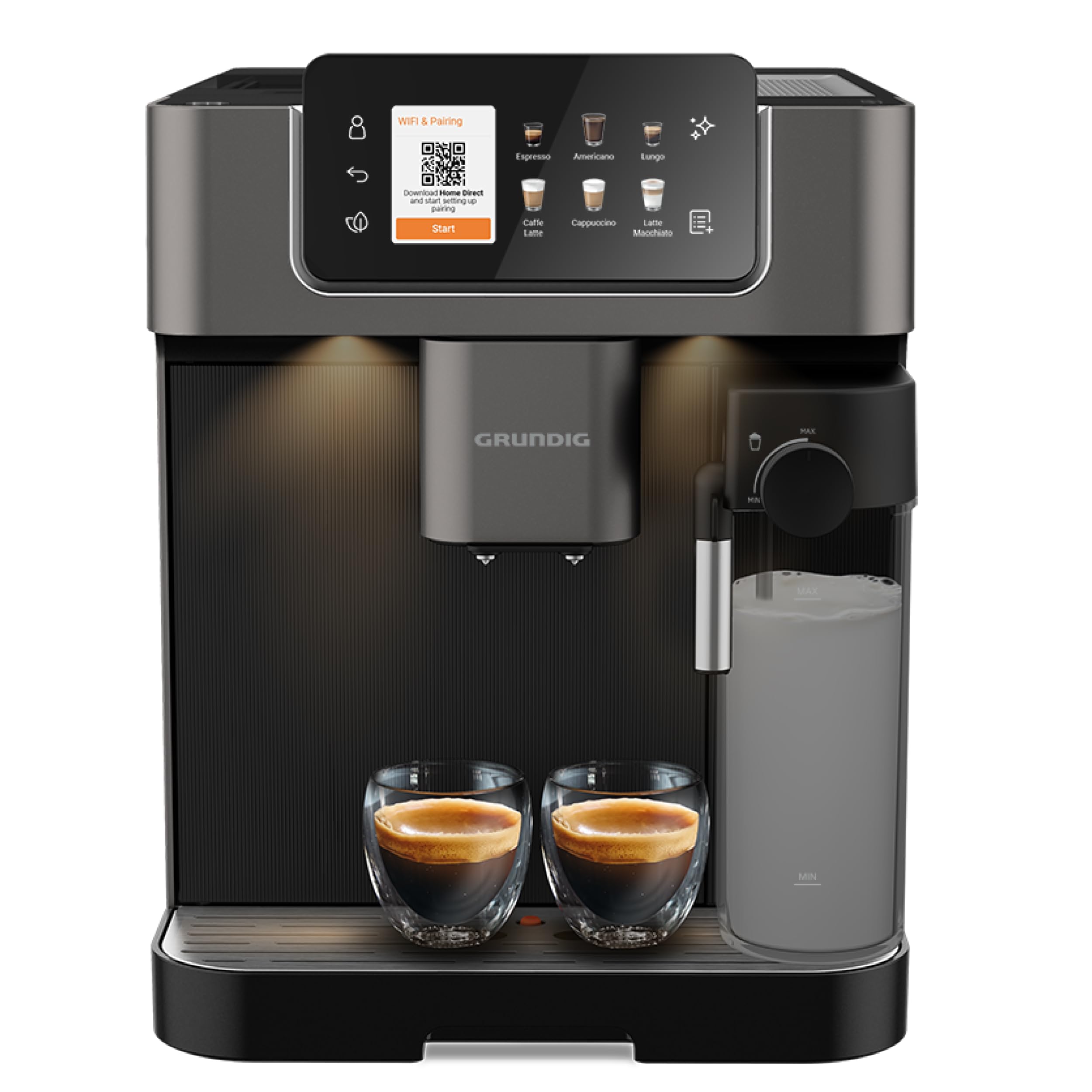 Mua Grundig KVA 8230 Fully Automatic Coffee Machine, 18 Coffee Specialities, 13 Grinding Levels ...
