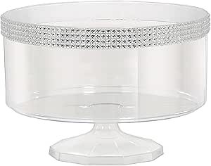 Amazon.com: amscan Large Trifle Container w/ Silver Gems : Toys & Games