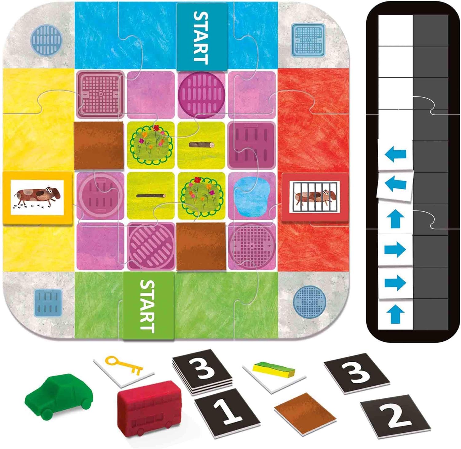 Headu MU25411 Easy Childrens Numbers/Code Game, Multi-Coloured – BigaMart