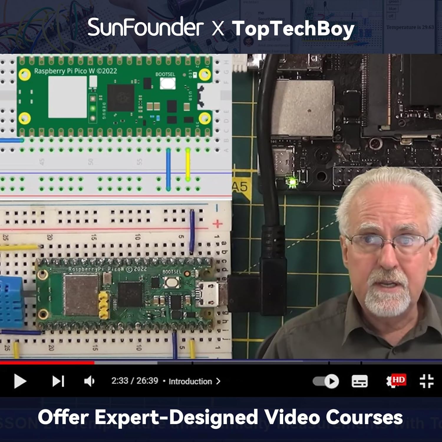 Mua Raspberry Pi Pico W Ultimate Starter Kit with Online Tutorials, 450+ Items, 117 Projects ...