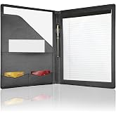 Amazon.com: Professional Padfolio with Clipboard, Faux Leather ...
