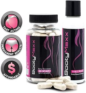 Booty Maxx Cream and Pills Kit - Big Booty Cream Enlargement - Bigger ...