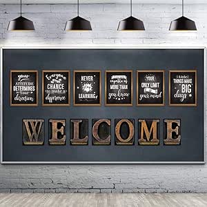 Amazon.com: 13 Pieces Industrial Chic Bulletin Board Posters ...