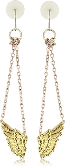 Amazon.com: Gemma Redux 24k Gold and Rose Gold Aether Earrings: Drop ...