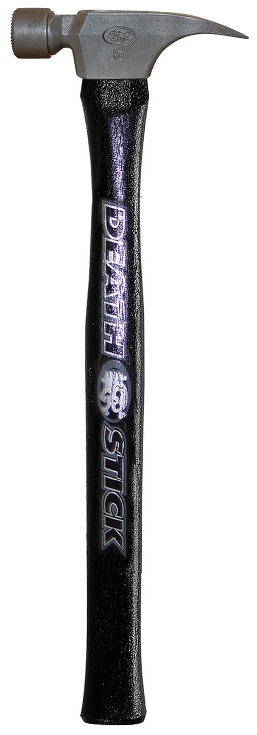 Dead On DS24 24oz Milled Face 18-Inch Straight Hickory Handle Hammer ...