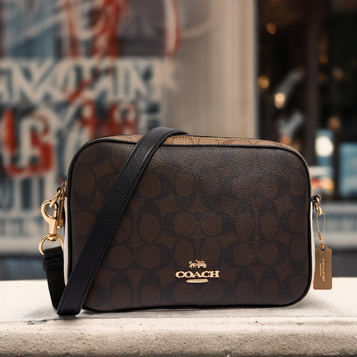 Mua Coach JES Crossbody Bag, Tan/Brown trên Amazon Mỹ chính hãng 2025 ...