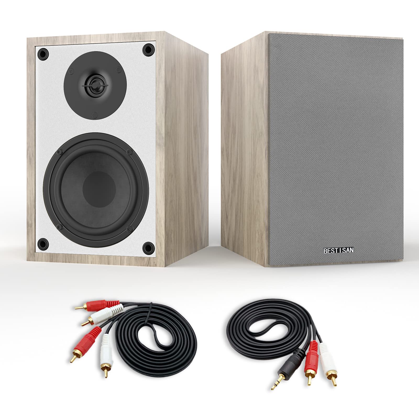 Mua BESTISAN Bookshelf Speakers, Powered Bluetooth Bookshelf Speakers ...