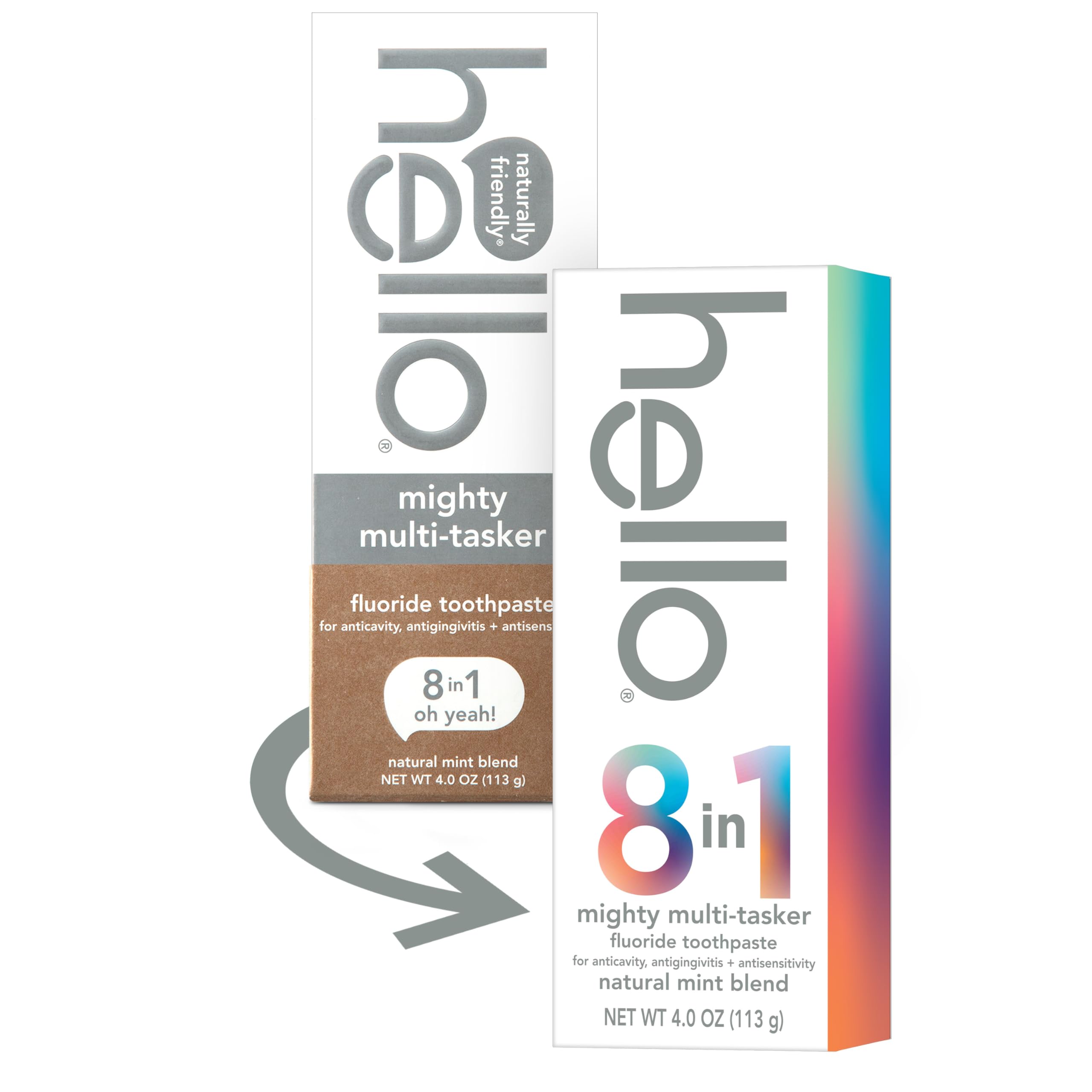 Mua hello Mighty Multitasker Fluoride Toothpaste, 8-in-1 Toothpaste ...