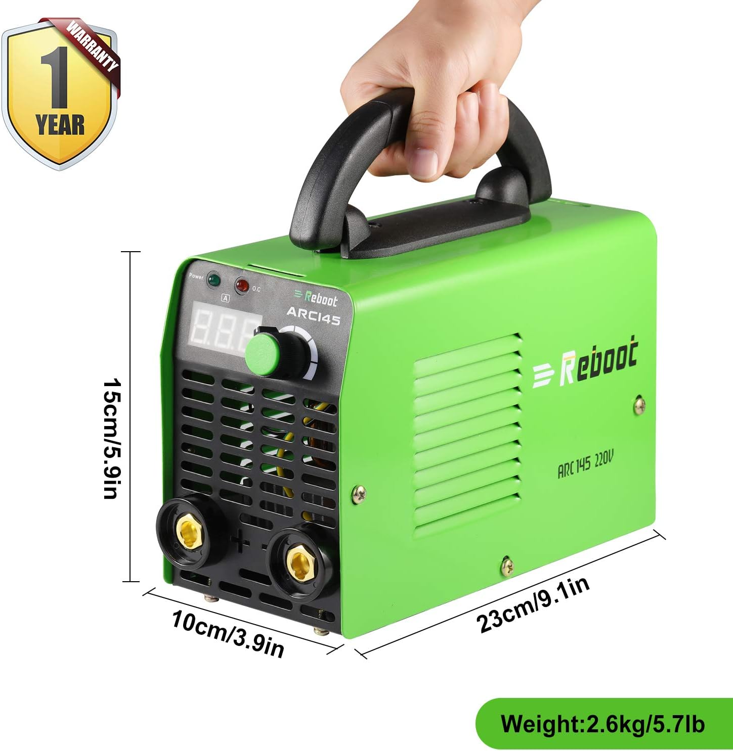 ARC Welding Machine 145A AC 220V MMA Inverter Dual Volts Stick Welder ...