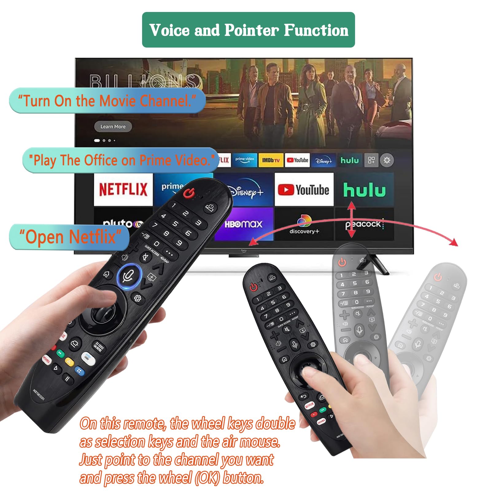 Mua LG Magic Remote Control Replacement for Smart TV, LG AKB75855501 ...