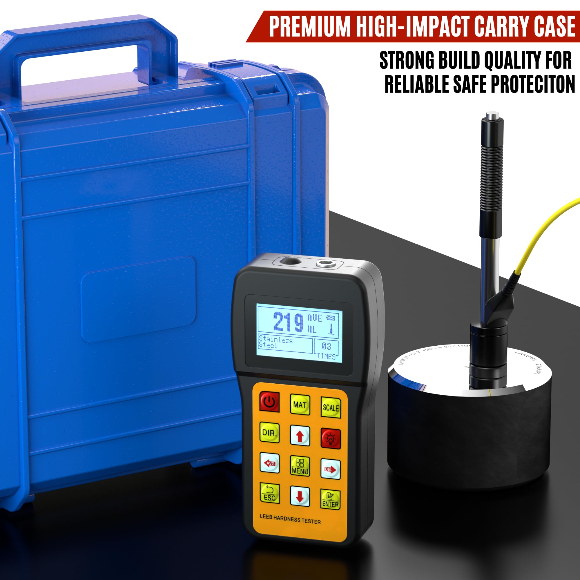 Non-Destructive Metal Hardness Tester, Digital Metal Hardness Test Kit ...