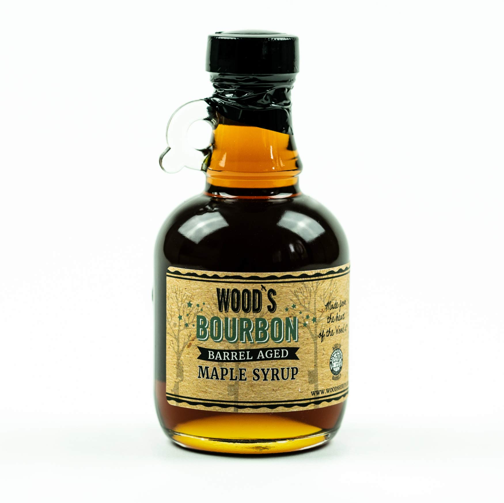 Amazon.com : WOODS VERMONT Rum Barrel Aged Maple Syrup, 8.45 OZ ...
