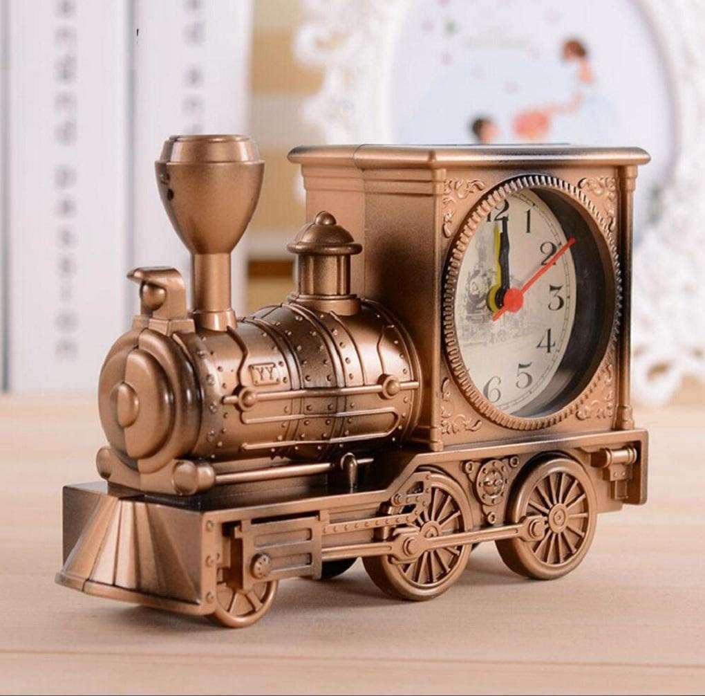 LD-Special Design New Train Shape Alarm Clock Vintage Design Wake Up ...