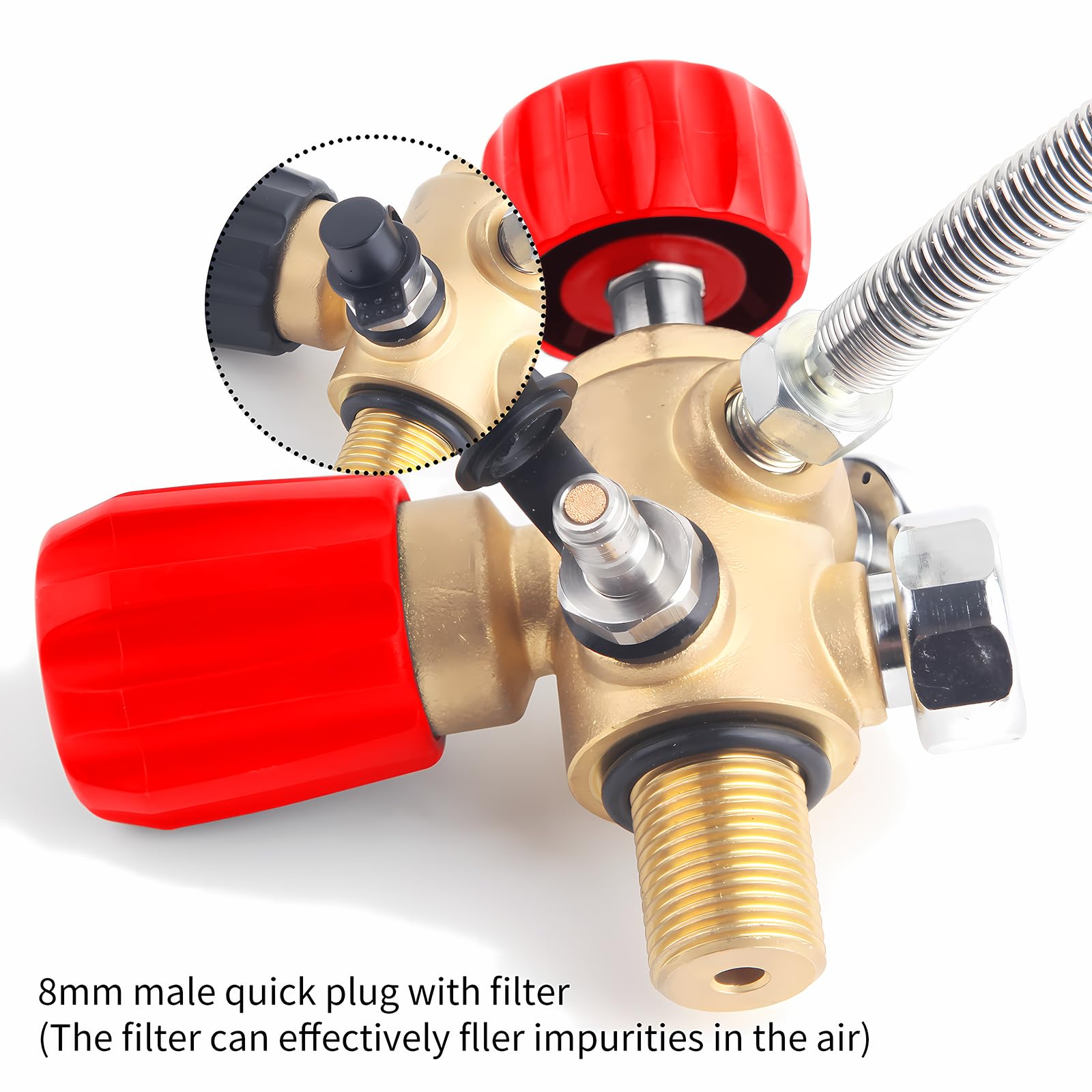 Mua Yasorn 2024 Upgrade M18×1.5 DIN Valve Scuba Adapter, Paintball Fill ...