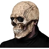 Amazon.com: LittleVoleSherry Scary Halloween Skull Mask Realistic Latex ...