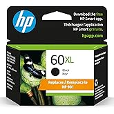 Amazon.com: HP 60 Black Ink Cartridge | Works with DeskJet D1660, D2500 ...