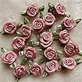 Amazon.com: 200PCS/Lot Mini Ribbon Bows Roses Flower Satin Rosettes ...