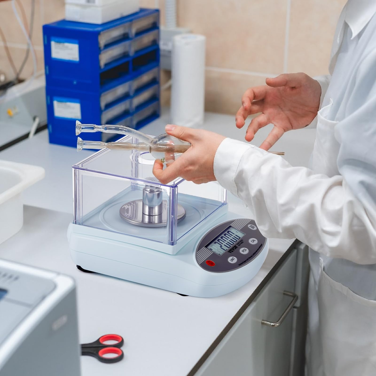 VEVOR Lab Scale, 500 Gram X 0.001g Accuracy High Precision Analytical ...