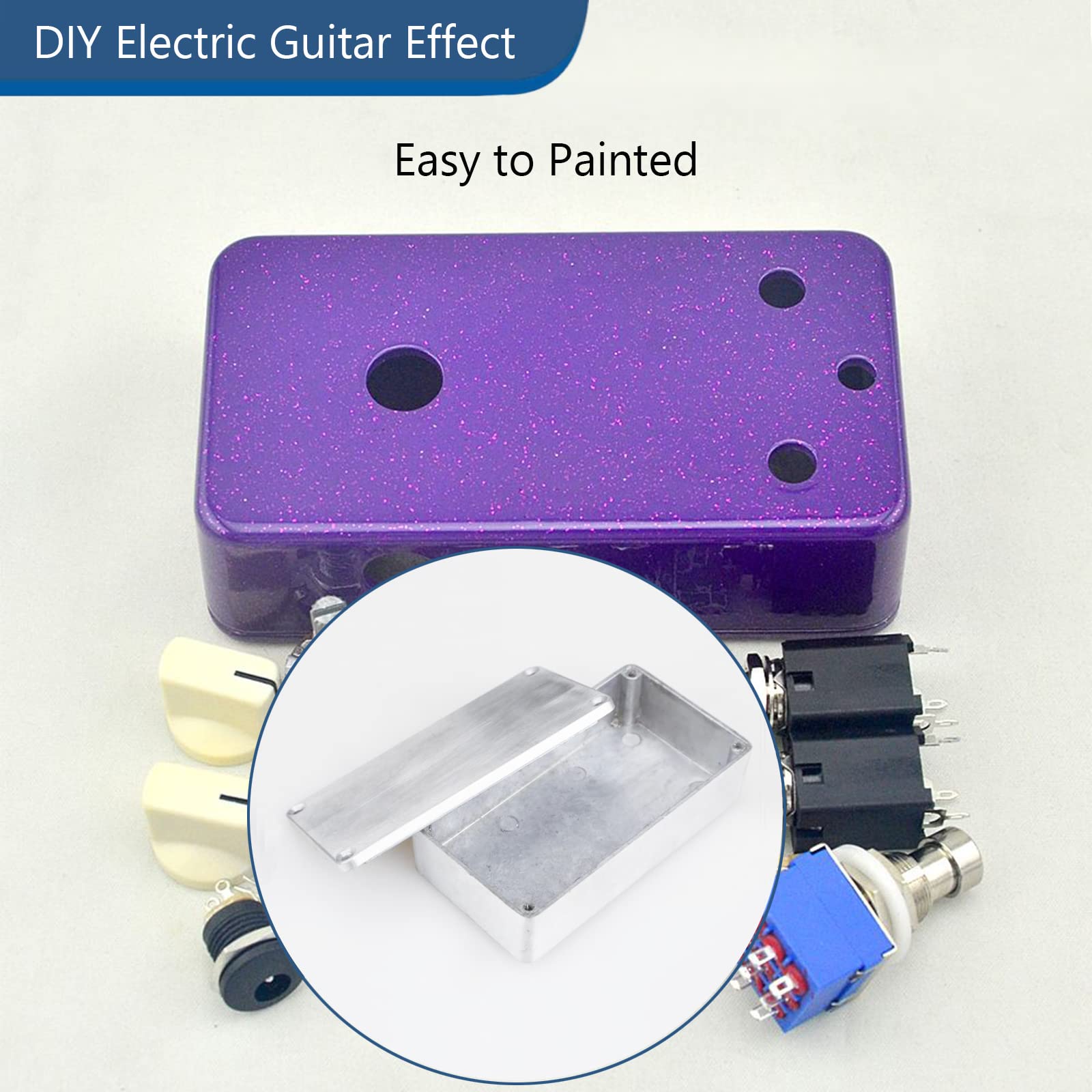 Mua GuiPQS 1590B Guitar Pedal Enclosure aluminum box stomp box pedal ...