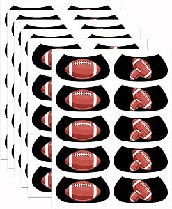 Amazon.com: Sports Under Eye Black Strips Stickers for Kids - Baseball ...