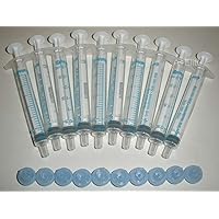 Amazon.com: BAXA ExactaMed Oral Liquid Medication Syringe 20cc/20mL 10 ...
