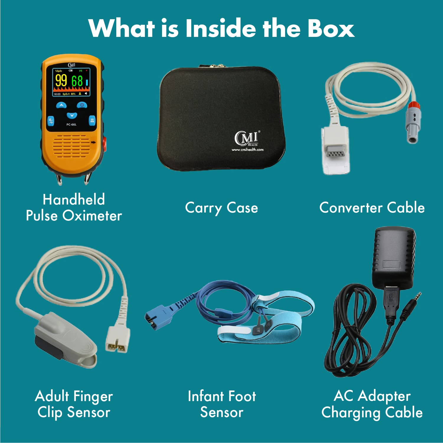 Mua Rechargeable Pulse Oximeter - Continuous Infant Monitoring (Up to ...
