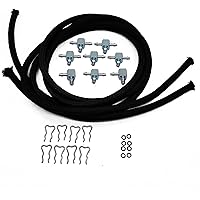 Amazon.com: Diesel Fuel Injector Return line Rail Kit Compatible with ...