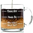 Amazon.com: Back Off Funny Coffee Mug - Cool Christmas Gifts for Women ...
