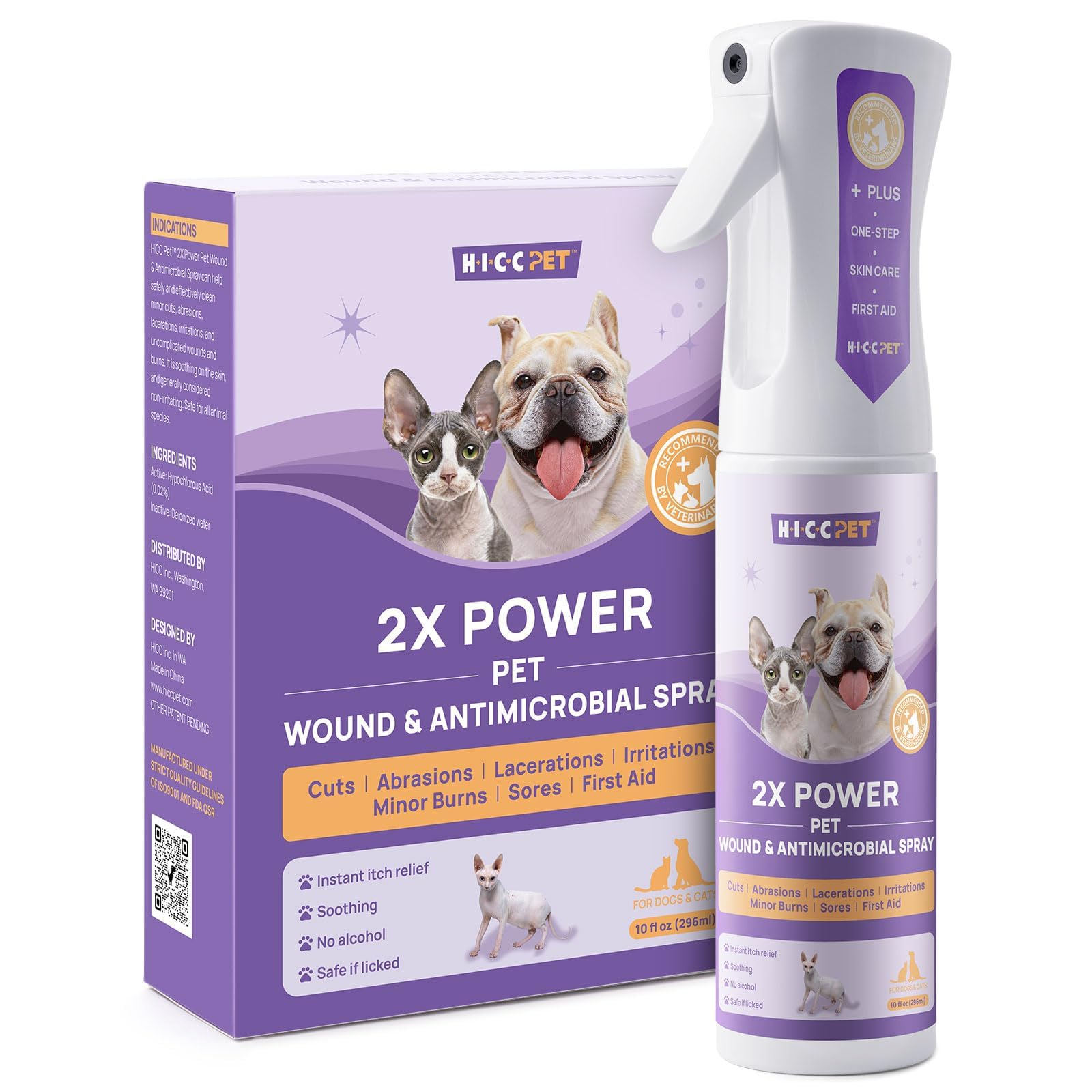 Mua HICC PET Itch Relief Spray & Hot Spot Treatment for Dogs Cats ...