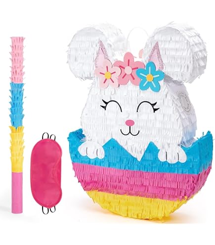 Peppa Pig Pinata Piñata De Pascua VINTS Bunny Piñata Decorations Happy ...