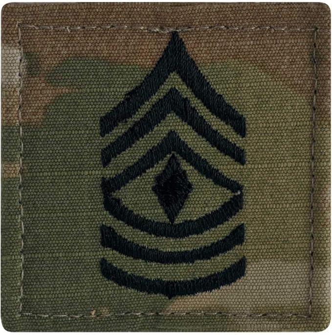 Amazon.com: US Army First Sergeant Rank OCP/Scorpion With Hook And Loop ...
