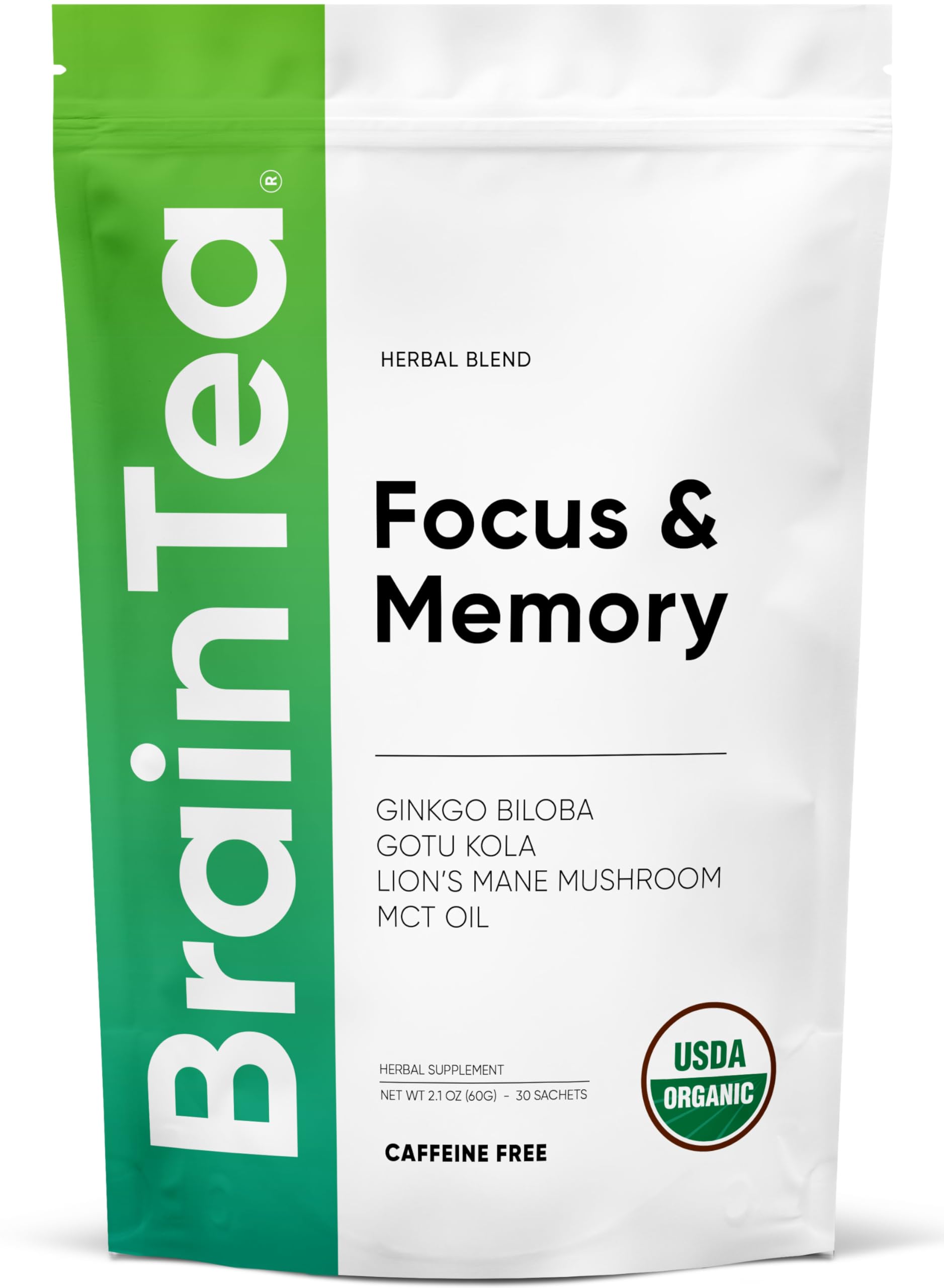 Mua Focus & Memory - Organic Memory Tea Brain Booster, Ginkgo Biloba ...