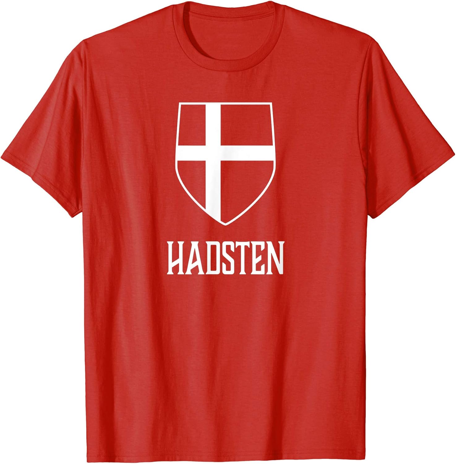 Men's Hadsten, Denmark - Danish Danmark T-shirt 2XL Red: Amazon.co.uk ...