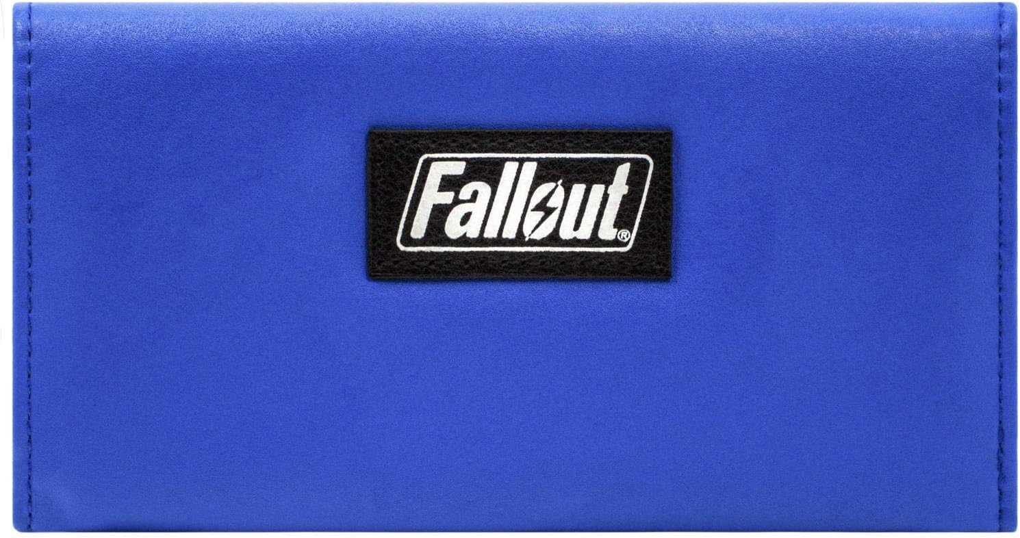 Bethesda Fallout 4 Thumbs Up Vault Blue Coin & Card Tri-Fold Purse ...