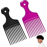 Amazon.com : SIMPOR 2 Pcs Hair Pick Comb Wide Tooth Lift for Hair ...