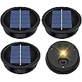 Amazon.com: 4 Pack Solar Light Replacement Top, Replacement Solar Light ...