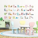 Amazon.com: Wallies Wall Decals, Alphabet Fun Wall Stickers, Includes ...