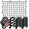 TKKEUEP 47"x 36" Cargo net Bungee Nets Stretches to 80"x 60",Small ...