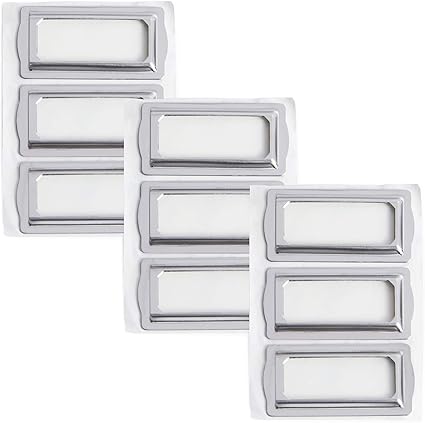 Amazon.com: Self Adhesive Metal Bookplates for Books (2.2 x 1 Inches, 9 ...