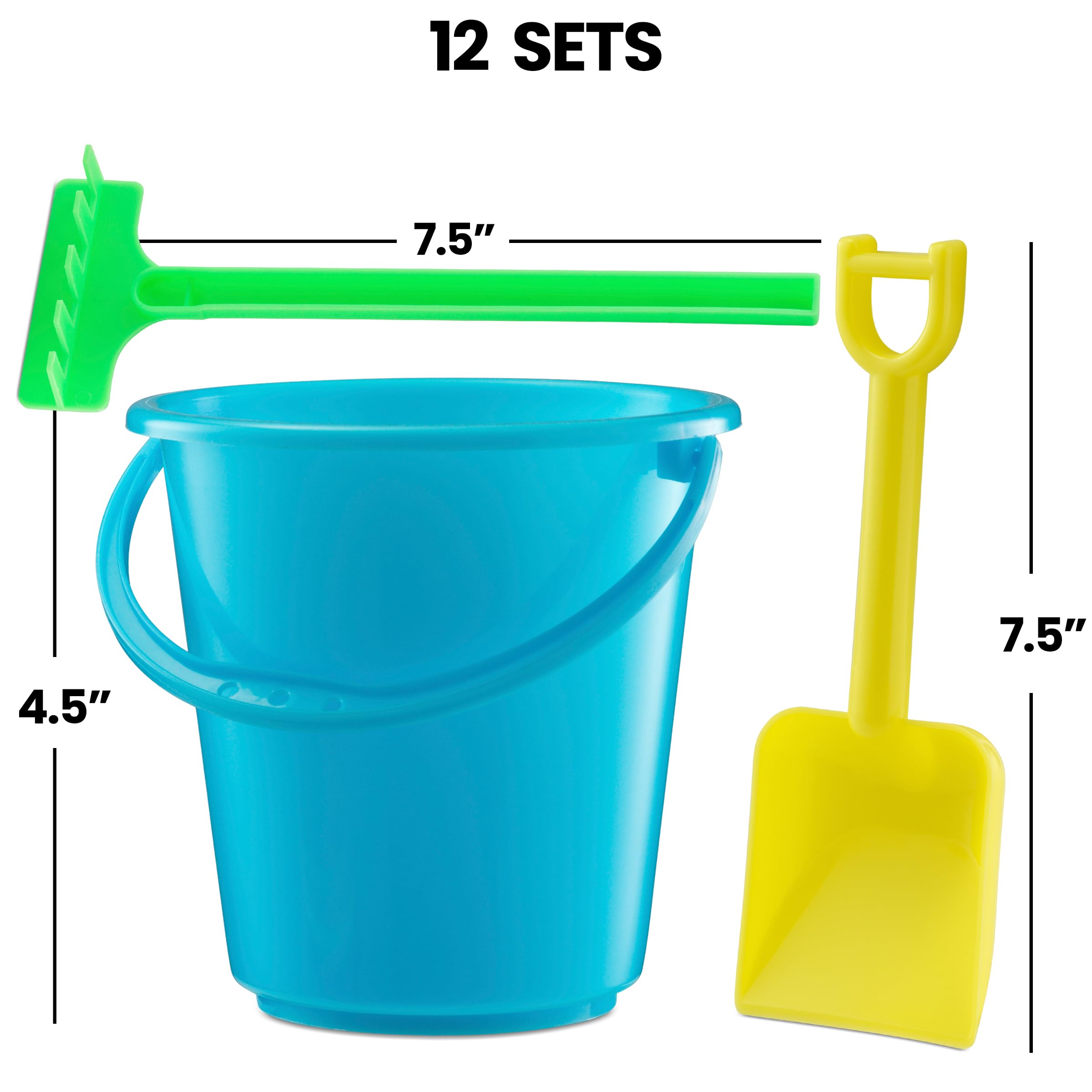 Mua Beach Party set for Kids (Pack of 12) 4.5-Inch Party Beach Pails ...