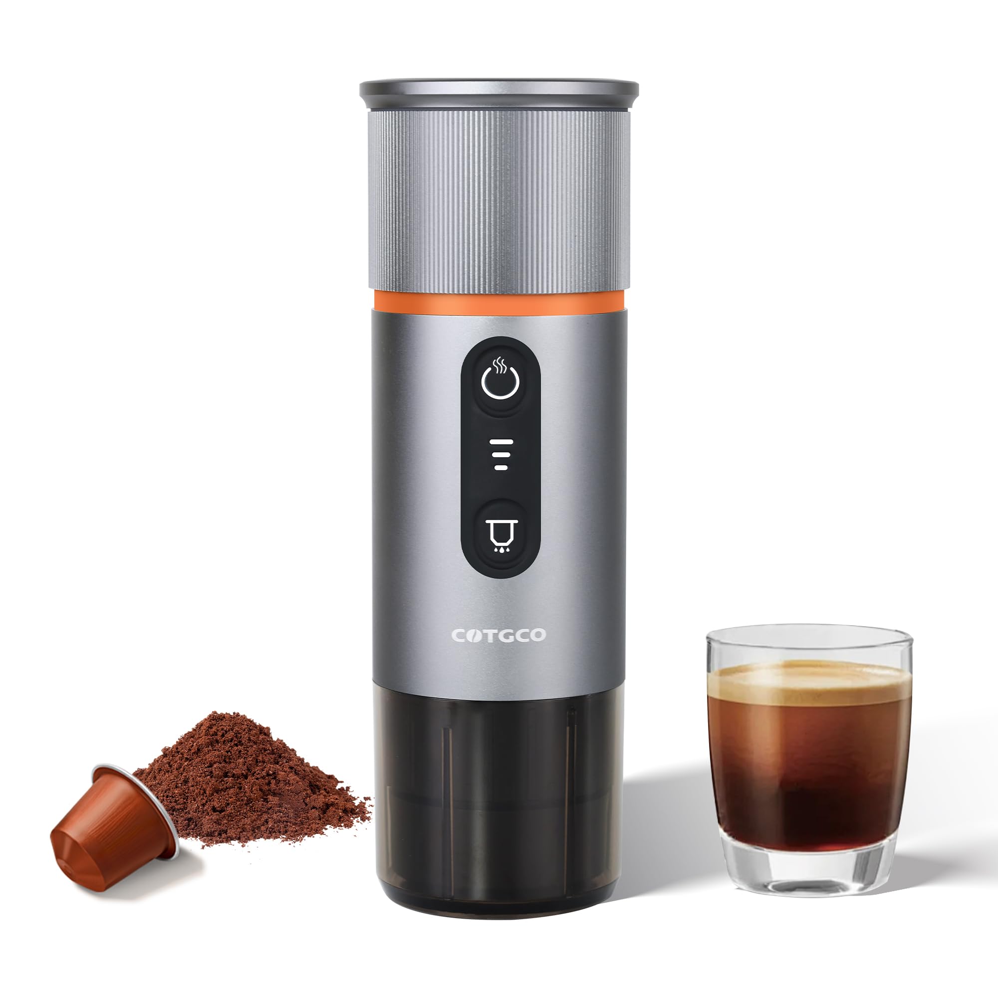 COTGCO Portable Espresso Coffee Maker: 12V Mini Electric Travel ...