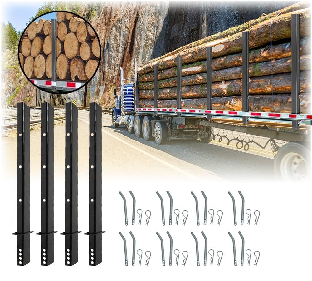Mytee Products 4 Pack 30" Adjustable C Channel Pipe Stake for Flatbed ...