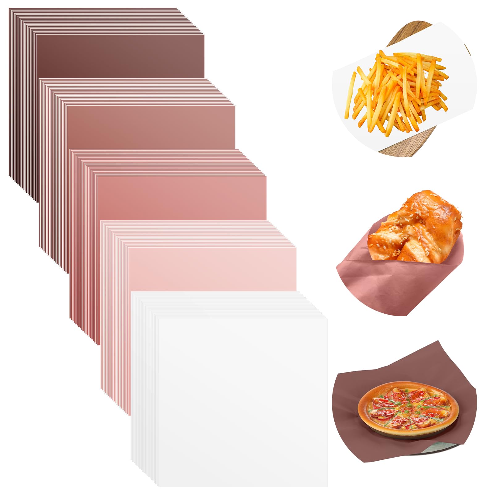 400 Pack Wax Paper Sheets for Food Dry Waxed Deli Paper Sheets 12x12 ...