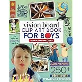 Vision Board Clip Art Book for Black Boys: Design Your Dream Vision ...