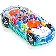 Amazon.com: ZHFUYS Light Up Transparent Car Toy for Kids, Sensory Toys ...