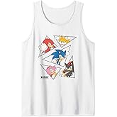 Amazon.com: Sonic The Hedgehog Main Characters Triangle Portraits Retro ...